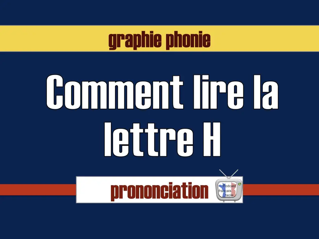 Le h aspiré en français