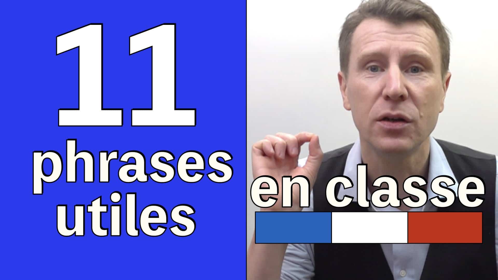 11 phrases utiles dans la classe de français - métalangage